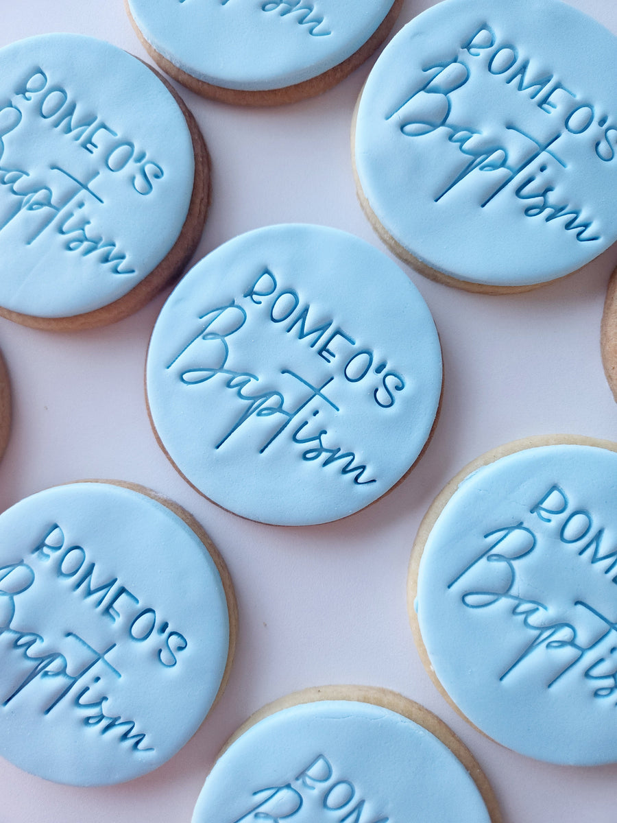 *Name* Baptism cookie – Creations By Emma AU